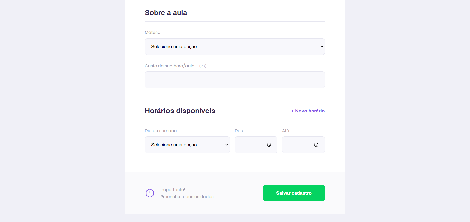 GitHub - MauricePS/Proffy: Projeto Desenvolvido na Next Level Week 2.0