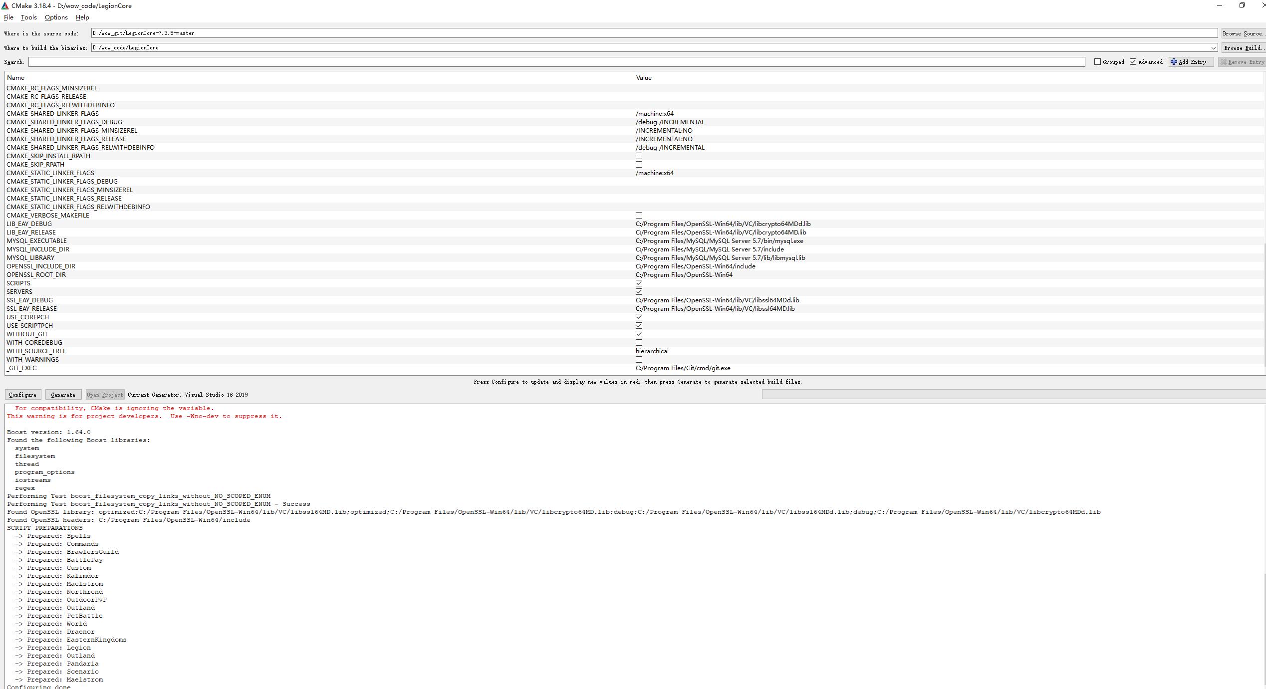 VS2019 Compile Error · Issue #138 · dufernst/LegionCore-7.3.5 · GitHub