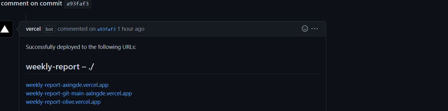 使用 Vercel部署点击生成按钮没有反应 · Issue #24 · guaguaguaxia/weekly_report · GitHub