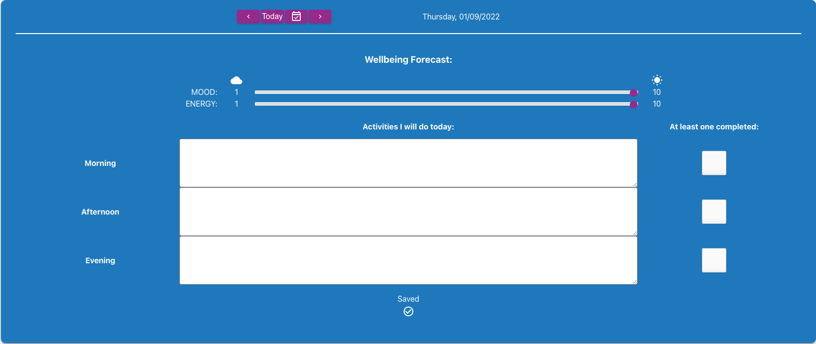 GitHub - alexpwooddev/mood-forecaster-and-planner: Wellbeing tool created with React, Redux ...