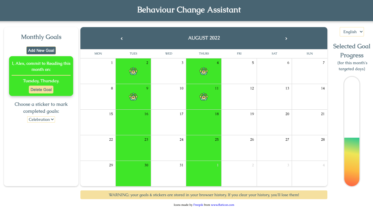 GitHub - alexpwooddev/behaviour-change-assistant-react-firebase: Behaviour change tool created ...