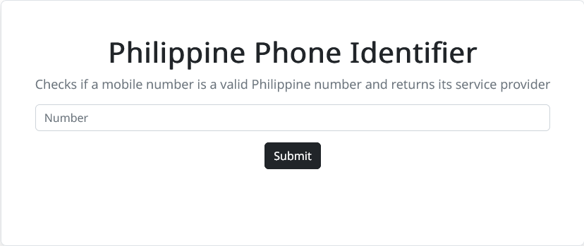 GitHub - monkonius/ph-phone-identifier: Philippine phone service identifier