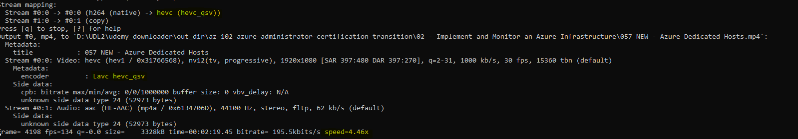 [Feature Request] HEVC H.265 · Issue #55 · Puyodead1/udemy-downloader · GitHub