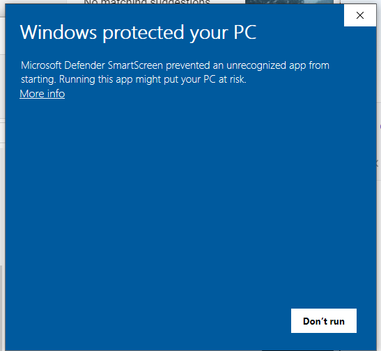 Installer triggers Windows Defender SmartScreen · Issue #924 · d2phap ...