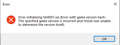 MSEA v212 error in opening WZ files with harepacker · Issue #164 · lastbattle/Harepacker ...