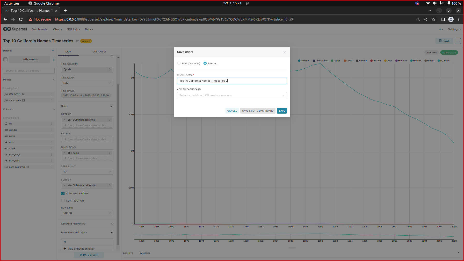 Line Chart Annotations Dont Load On Time Series Line Charts · Issue 21694 · Apachesuperset 
