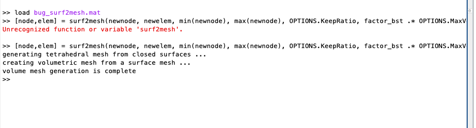 surf2mesh/Tetgen v1.9.2: Different behavior with MacOS? · Issue #48 · fangq/iso2mesh · GitHub