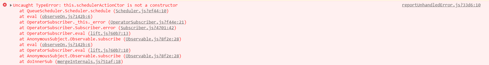 Upgrade to rxjs 7 issue on this.schedulerActionCtor undefined · Issue ... Upgrade to rxjs 7 issue on this.schedulerActionCtor undefined · Issue ...