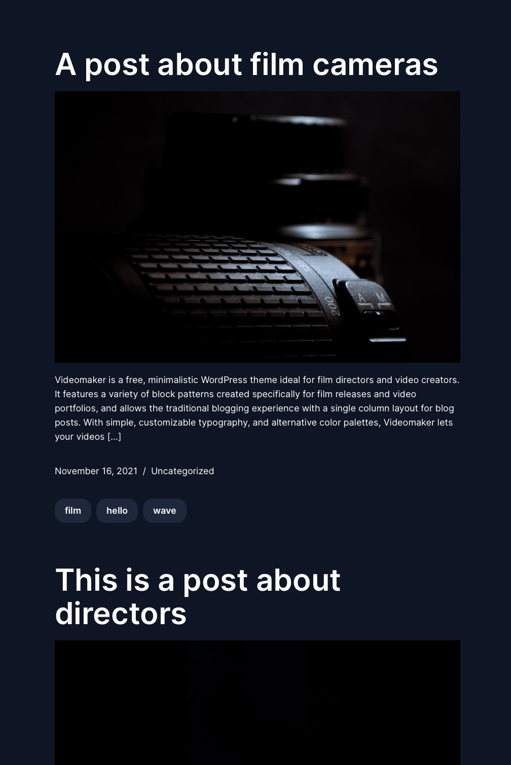 Videomaker: Remove tags and increase spacing in Blog · Issue #5042 · Automattic/themes · GitHub