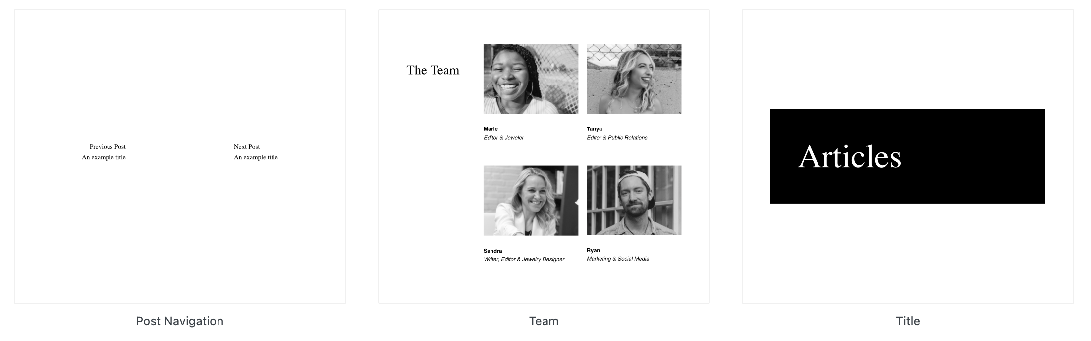 Pendant: Block Patterns · Issue #5884 · Automattic/themes · GitHub