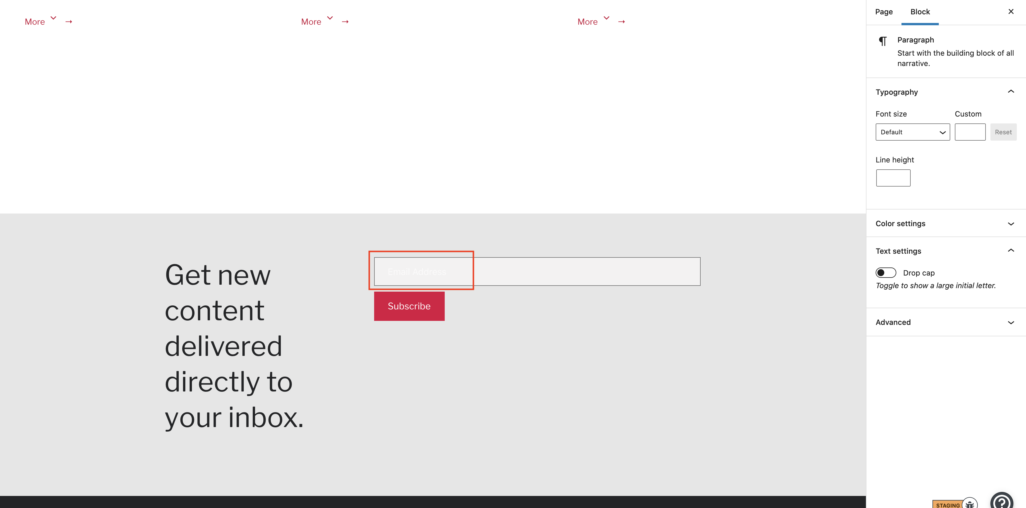 Spearhead: Color issues with the WP.com homepage template · Issue #2655 · Automattic/themes · GitHub