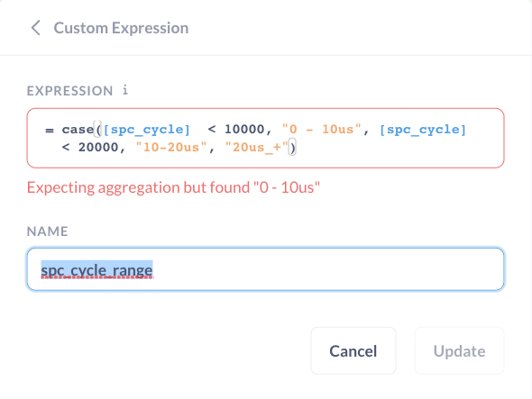 customize expression using case promote aggregation restriction · Issue #33848 · metabase ...