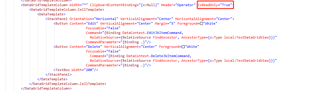 The button is used in the detail row of the table and needs to be ...