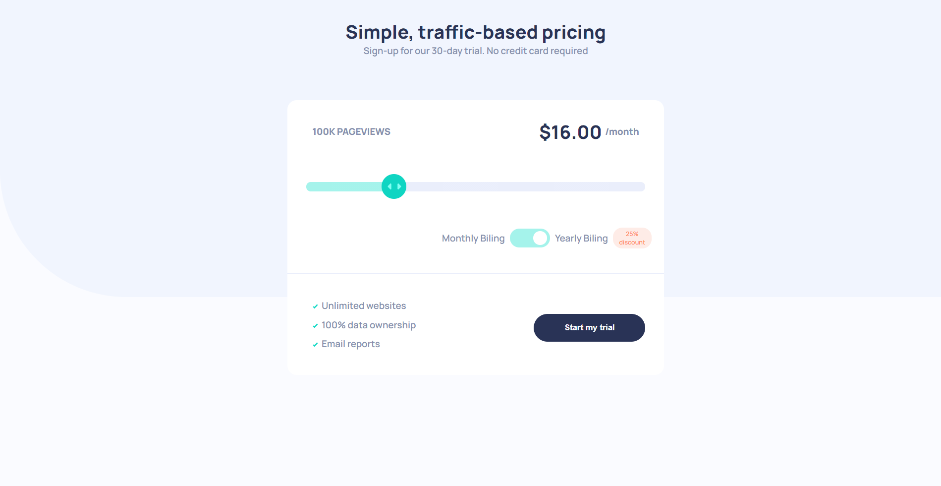 GitHub - Luisgustavom1/InteractivePricingComponent: Challenge of the site front-end mentor, this ...