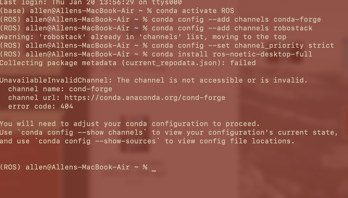 Unable To Install Ros Noetic · Issue 208 · Robostackros Noetic · Github