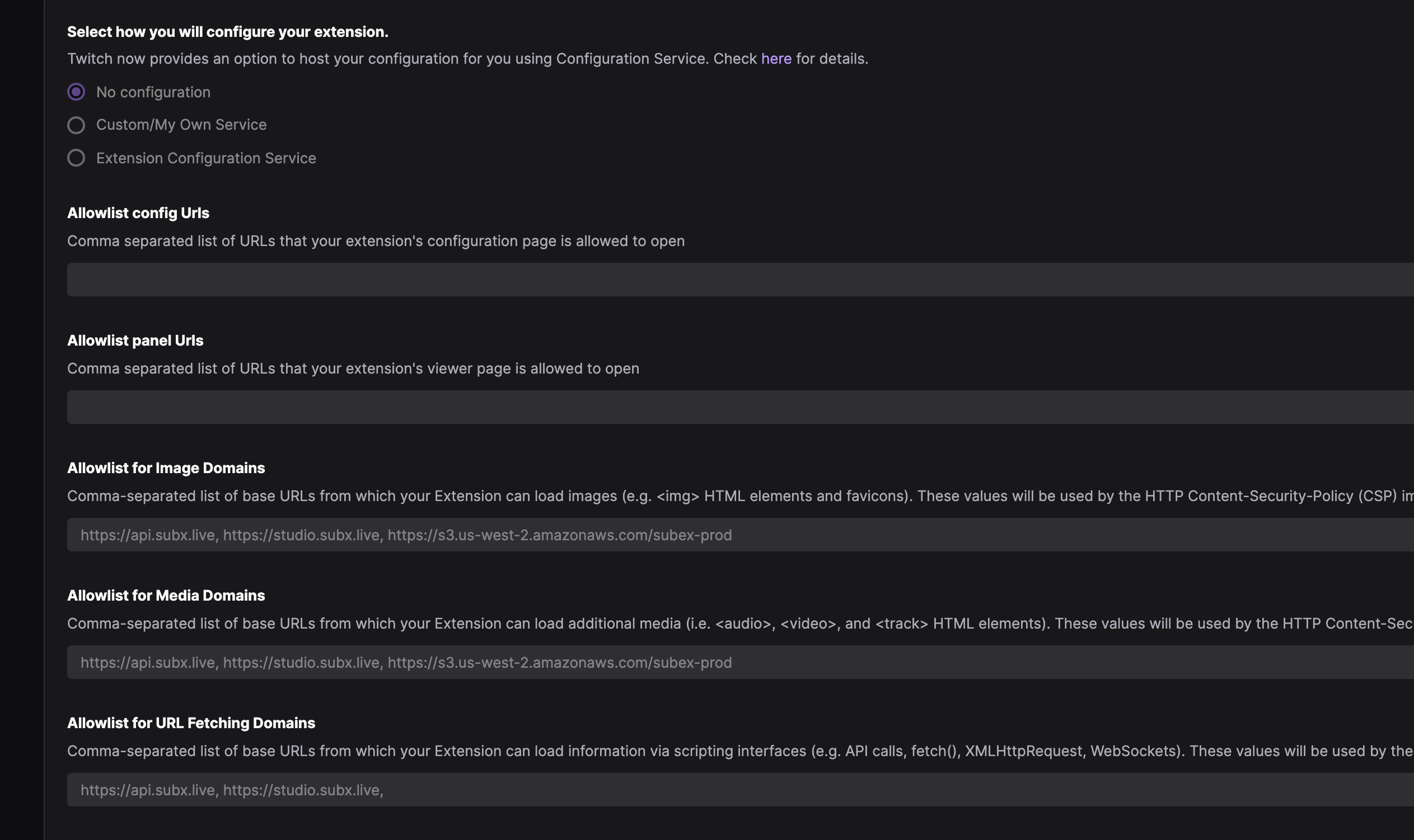 Twitch Extension does not load · Issue #560 · twitchdev/issues · GitHub