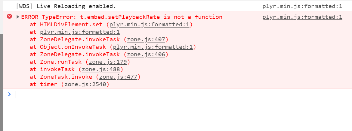 setPlaybackRate is not working. Changing video's speed is not working while using Vimeo source ...
