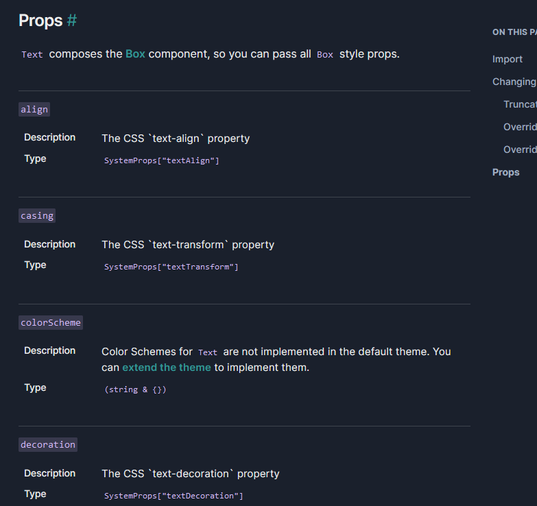 Update props table below components for better readability · Issue #709 ...