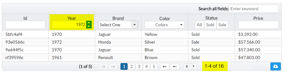 Datatable Add Option To Show Amount Of Entries · Issue 3260 · Primefacesprimefaces · Github