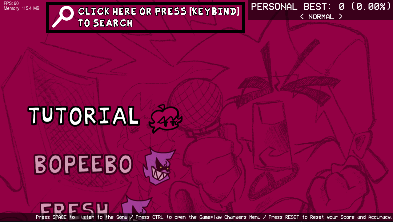 A search function for freeplay · Issue #6929 · ShadowMario/FNF-PsychEngine · GitHub