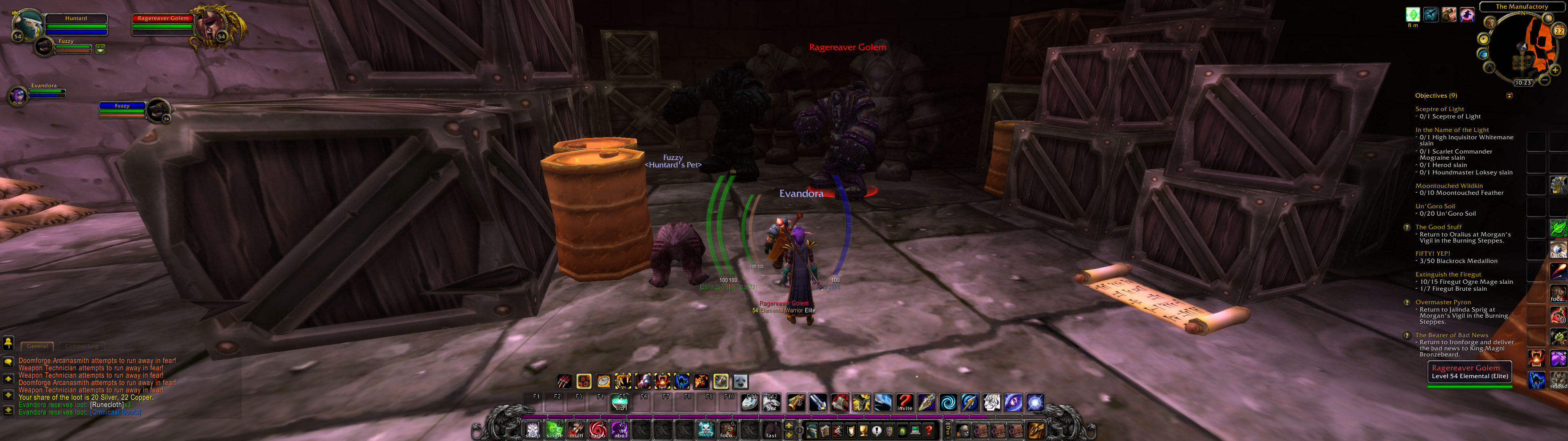 Dungeon: Blackrock Depths; Golem and Constructs should attack · Issue ...