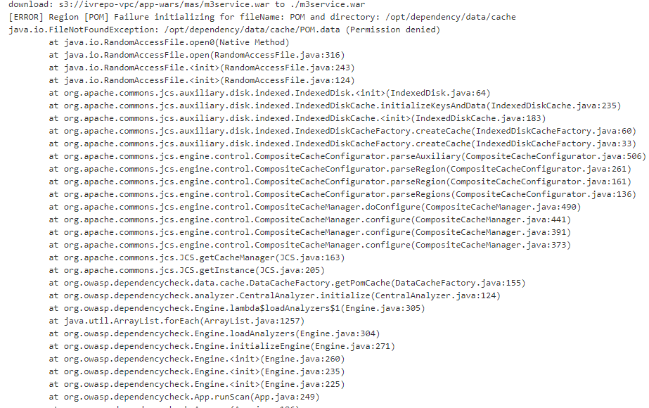 Unable To Connect Dependency Check Database · Issue 2637 · Jeremylongdependencycheck · Github