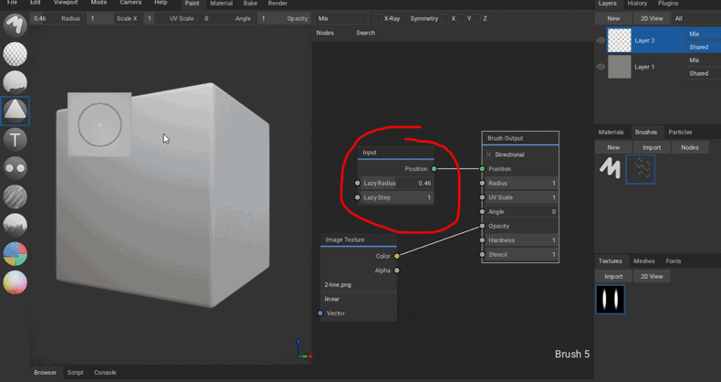 Directinal Brush Bug Issue 393 Armory3d Armortools Github
