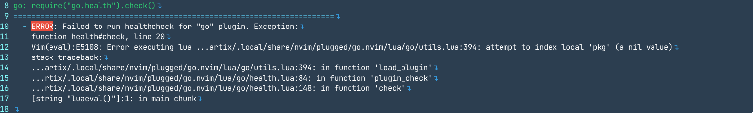 :GoAddTag error with message "DEBUG: struct not found" · Issue #330 · ray-x/go.nvim · GitHub