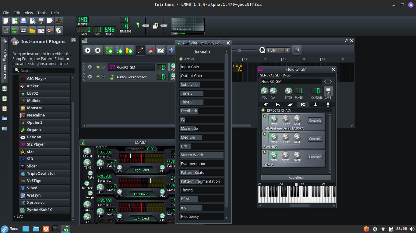 New LADSPA control dialog too tall on low-res screens for plugins with ...