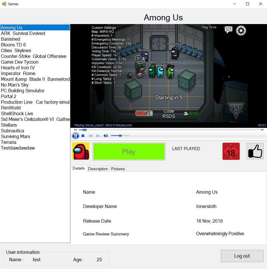 GitHub - Kieberts/GameLauncher