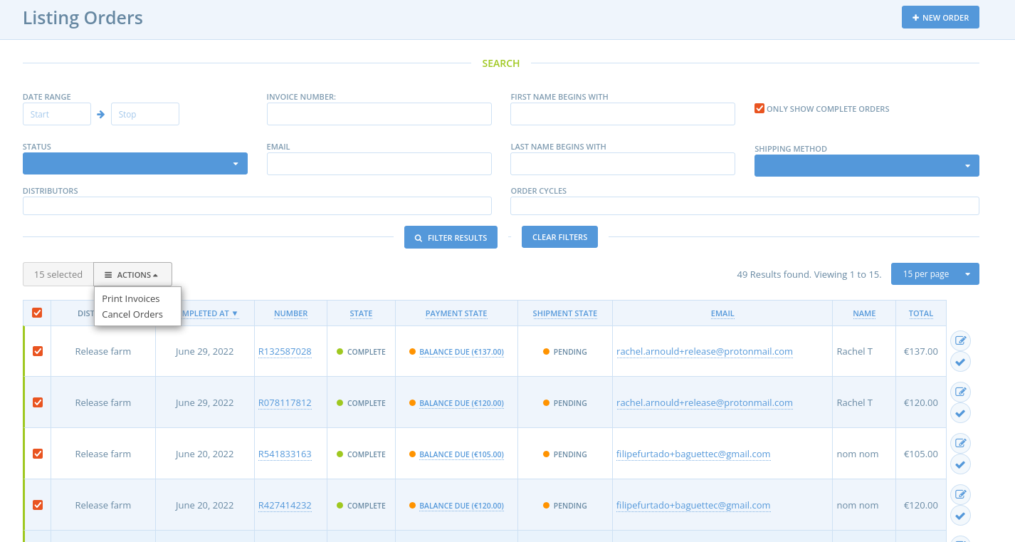 Cancel orders in bulk (from the admin orders page) · Issue #9422 ...