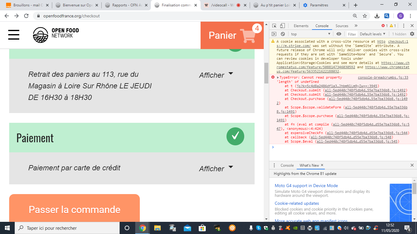 JS errors on checkout · Issue #5402 · openfoodfoundation/openfoodnetwork · GitHub