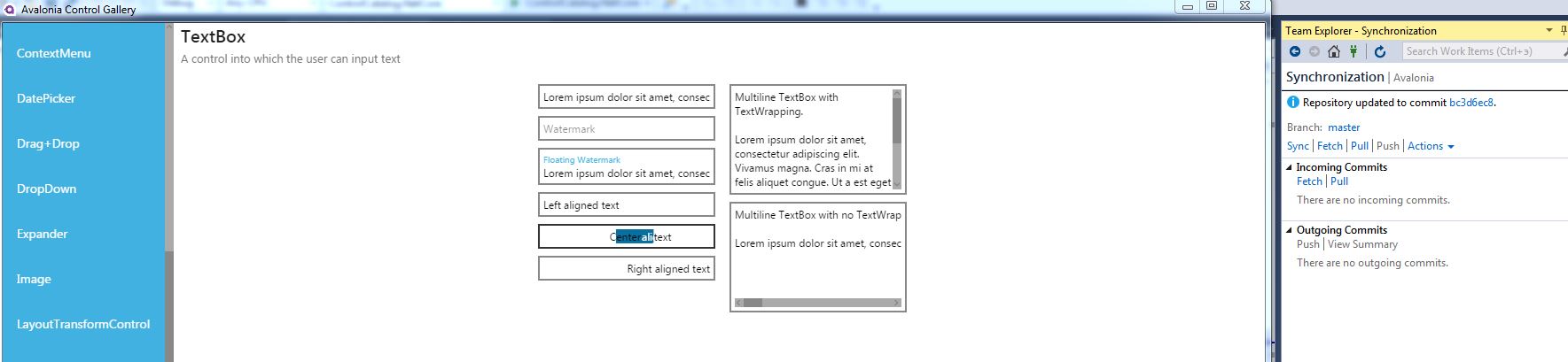 TextBox: non default aligned text selection issue · Issue #1448 · AvaloniaUI/Avalonia · GitHub
