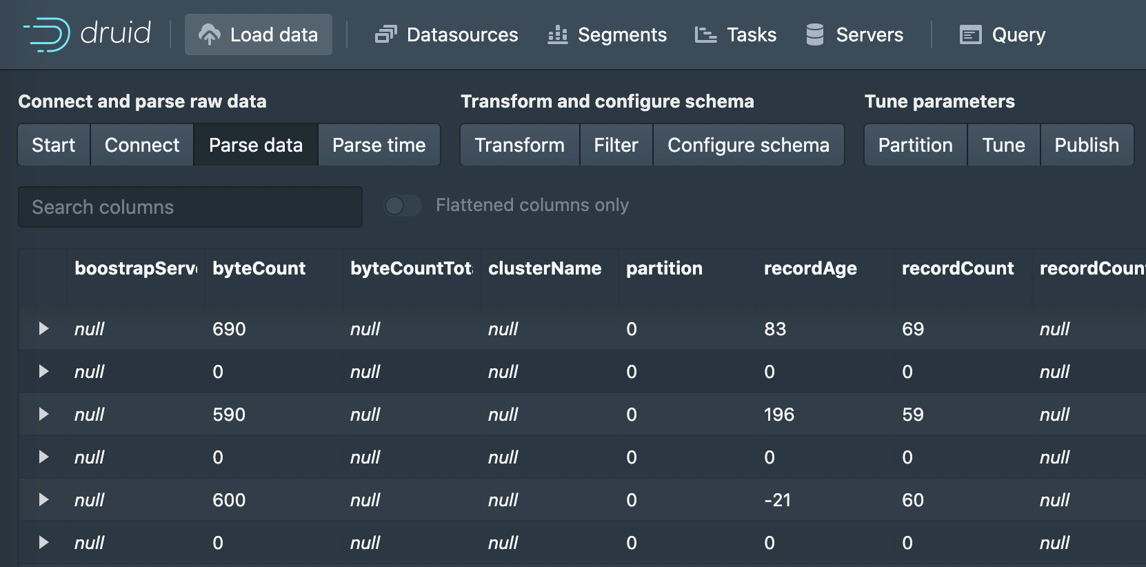 Kafka Ingestion Fails To Parse Multiple Line Messages In 0 19 · Issue 10259 · Apache Druid · Github