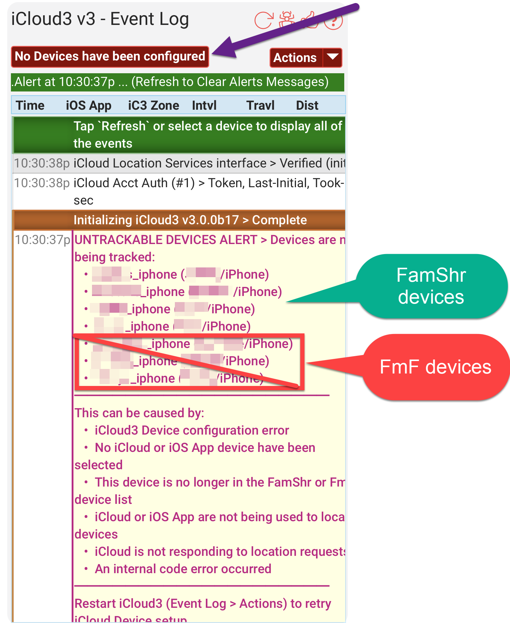 On HA Restart, icloud3 v3 sometimes doesn't detect any devices · Issue #143 · gcobb321/icloud3 ...