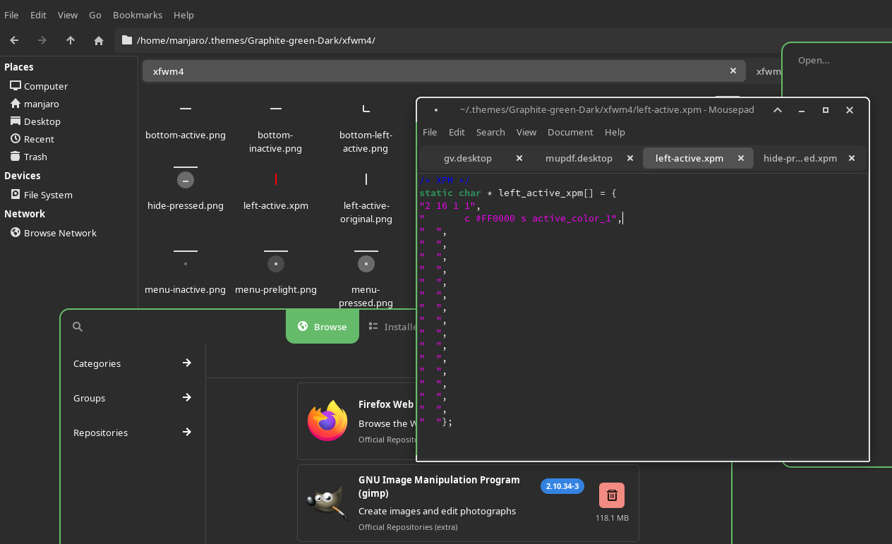 Xfwm theme doesn't follow accent color · Issue #113 · vinceliuice/Graphite-gtk-theme · GitHub