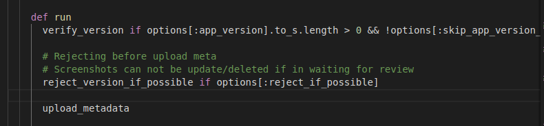 [Deliver] - Not able to reject the app version which is in Pending ...