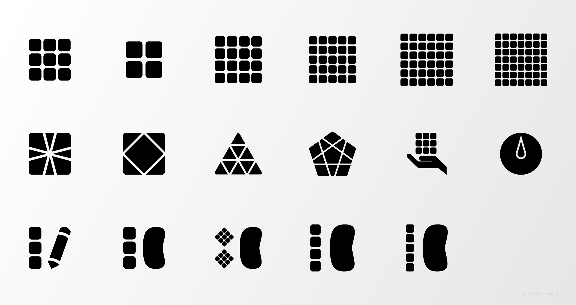 GitHub - pdtxie/pixel-perfect-cube-icons: Rounded, 24 x 24 bounding box ...