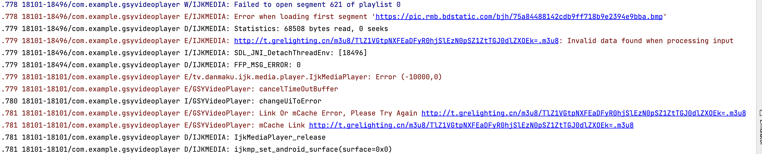 蓝光视频播放失败，或者有声音没有画面 · Issue #3776 · CarGuo/GSYVideoPlayer · GitHub