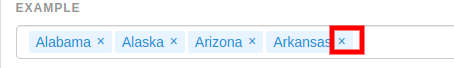 Disable or remove "Remove Button" one or many selected Items in React Bootstrap Async Typeahead ...