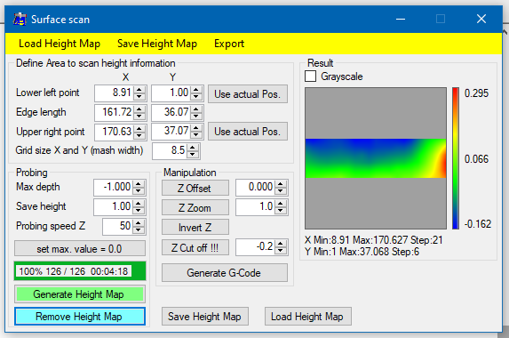 Incorrect apply to gcode approximated height map · Issue #175 · svenhb/GRBL-Plotter · GitHub
