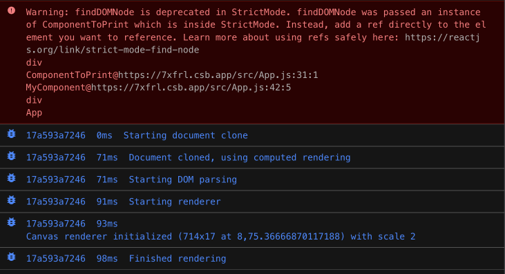 Codesandbox does not work across browsers · Issue #54 · im-salman/react-component-export-image ...