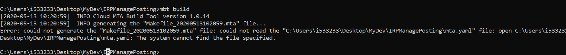How To Generate Mtayml File In Cap Project · Issue 737 · Sapcloud Mta Build Tool · Github