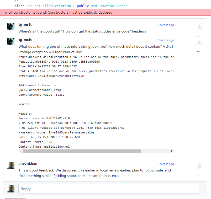 Requestfailedexception Should Contain More Error Information Status Code Error Raw Response