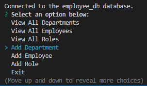 GitHub - DeltaBreaker/SQL-Employee-Tracker: A program to manage staff members using a SQL database