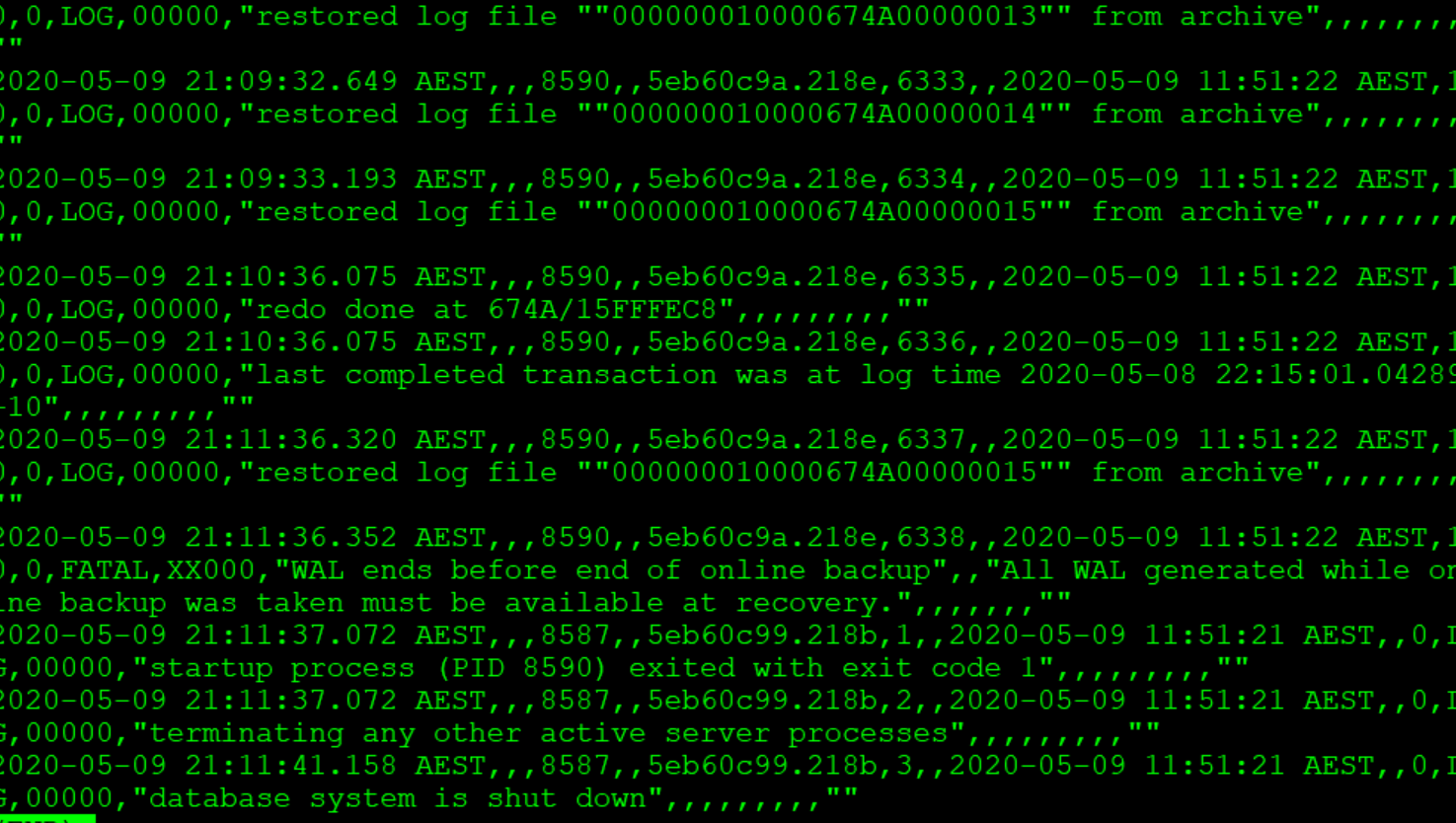 Pgbackrest Recovery Interrupted Multiple Times And Taking Long Time · Issue 1035 · Pgbackrest