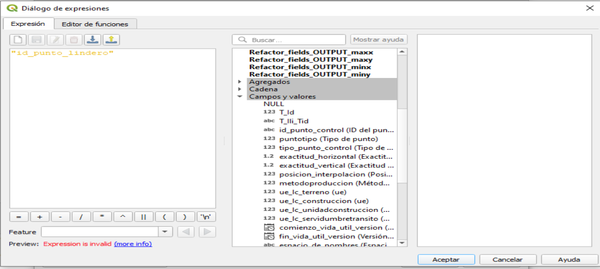 Desaparecen campos en ETL de puntos lindero y levantamiento. Version ...