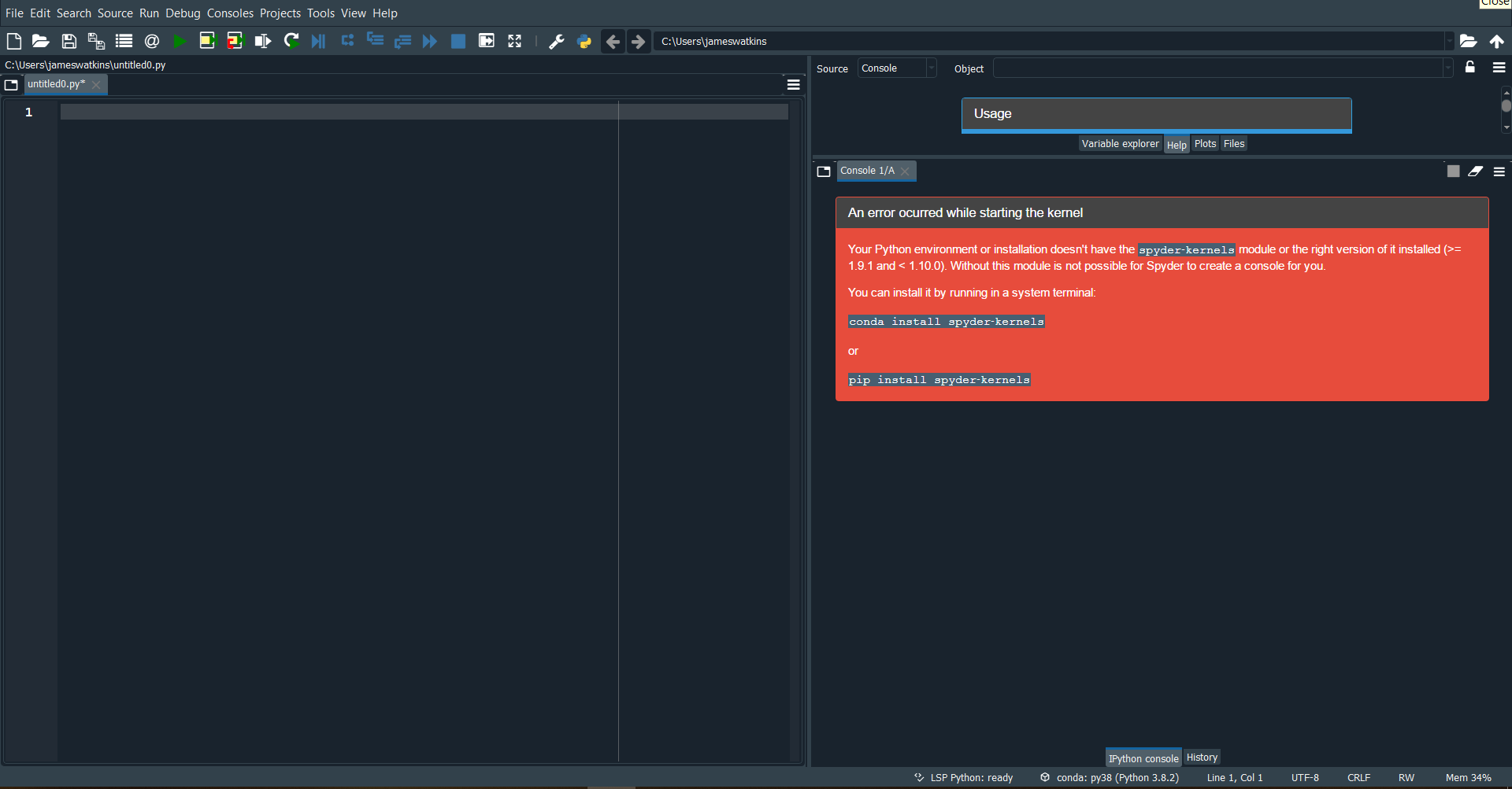 Missing Spyder‑kernels Reinstalling To No Avail · Issue 12709 · Spyder Ide Spyder · Github