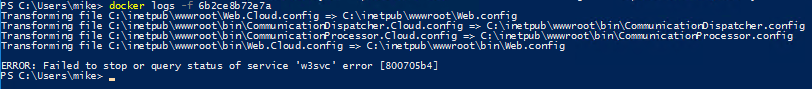 Intermittent errors with HRESULT 800705b4 · Issue #49 · microsoft/IIS ...