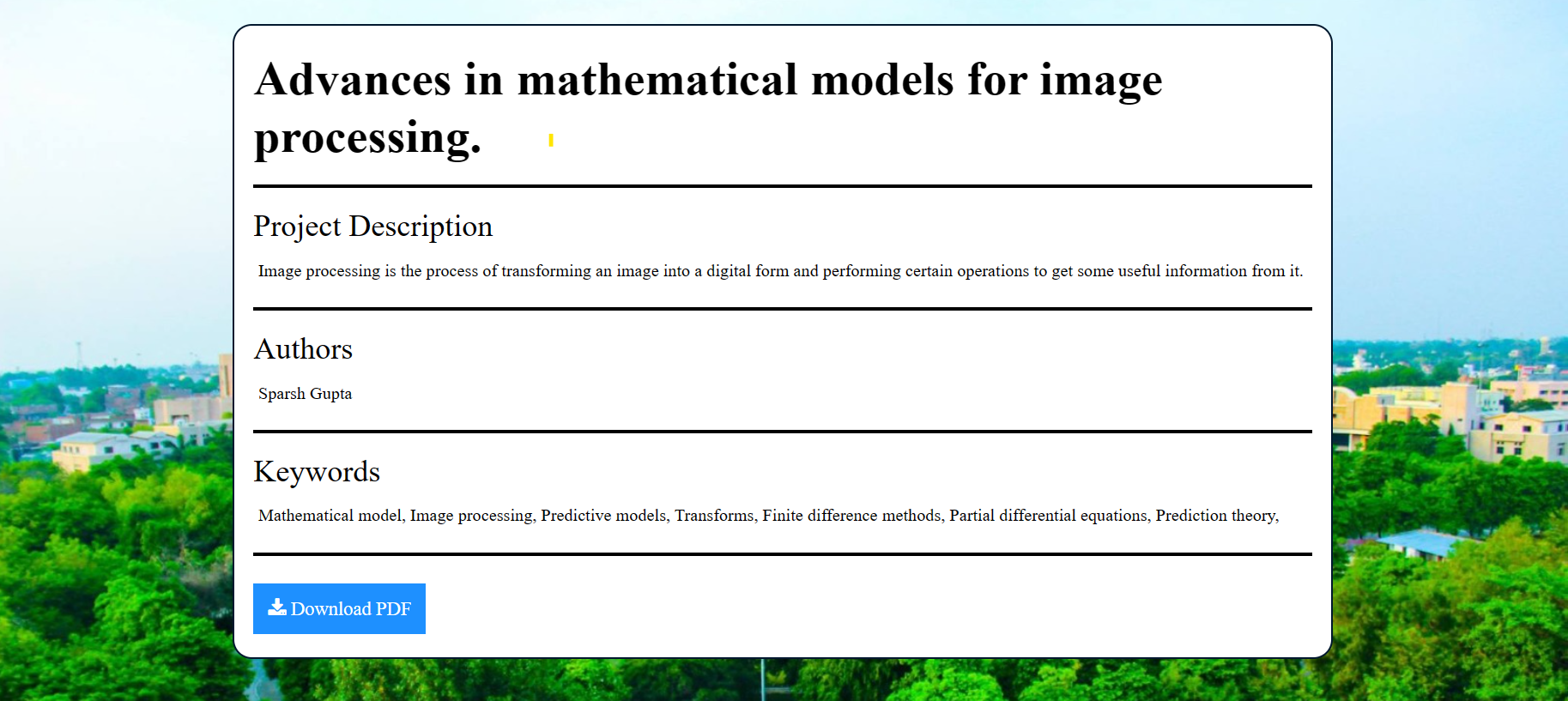 GitHub - sparsh803/Anusandhan-Univeristy-Project-Bank